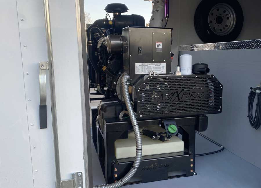 MaxForce Premium Gooseneck Trailer for Spray Foam and Polyurea - CJ Spray