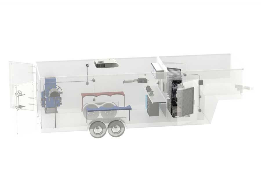 MaxForce Premium Gooseneck Trailer for Spray Foam and Polyurea - CJ Spray